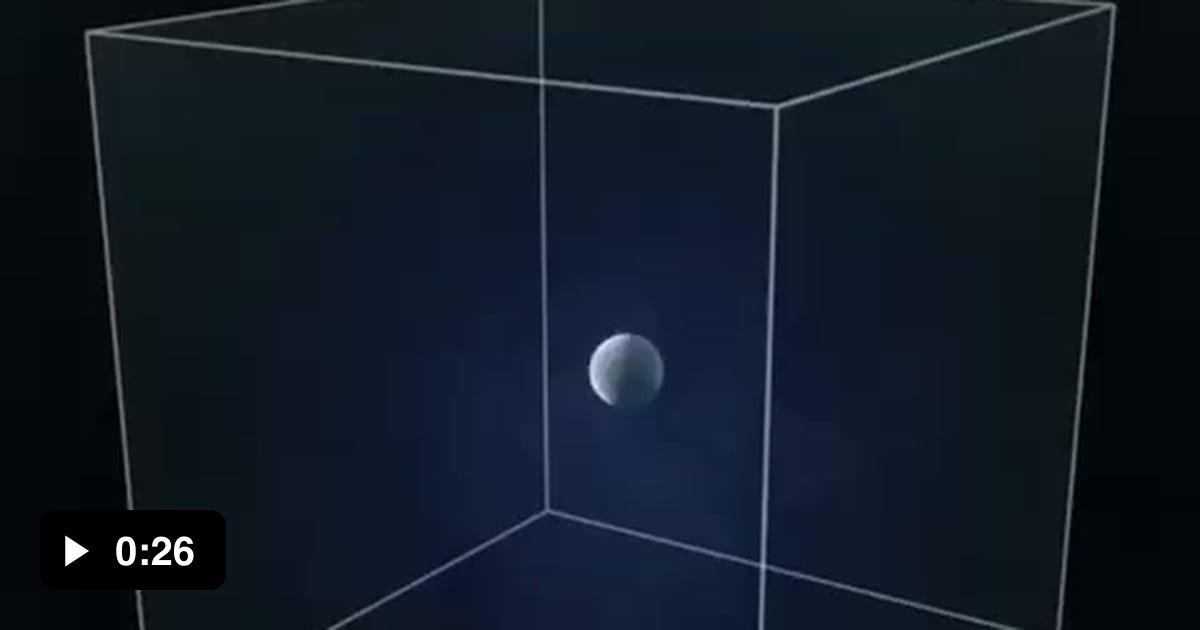A spherical ripple colliding inside a cube… - 9GAG