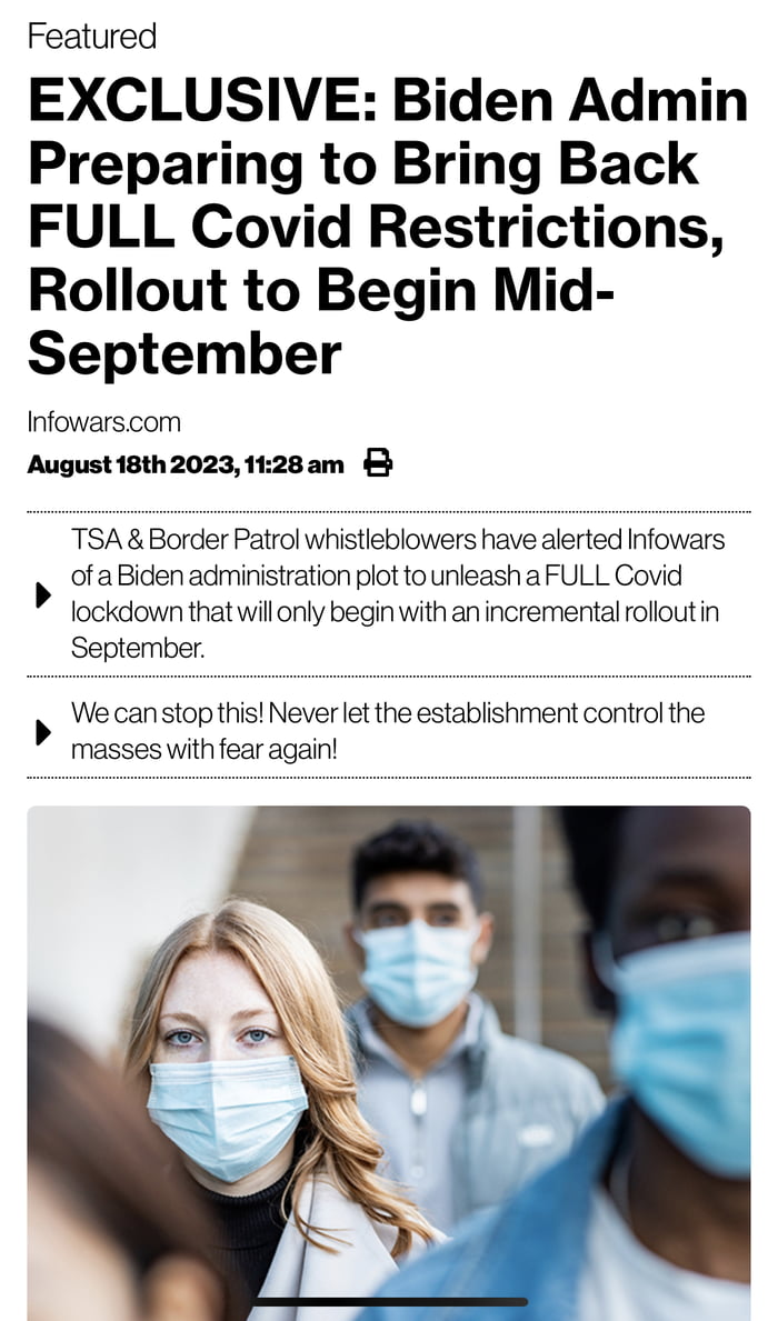 Get ready for Lockdown 2.0. You have been warned. - 9GAG