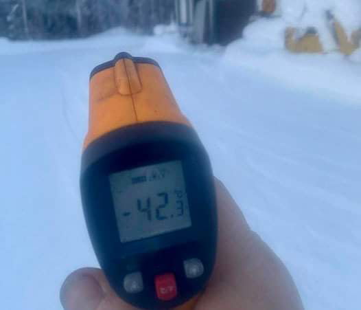 It's a bit chilly in northern Sweden right now! On Monday it will be ...