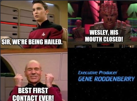 1st Contact, proper - 9GAG