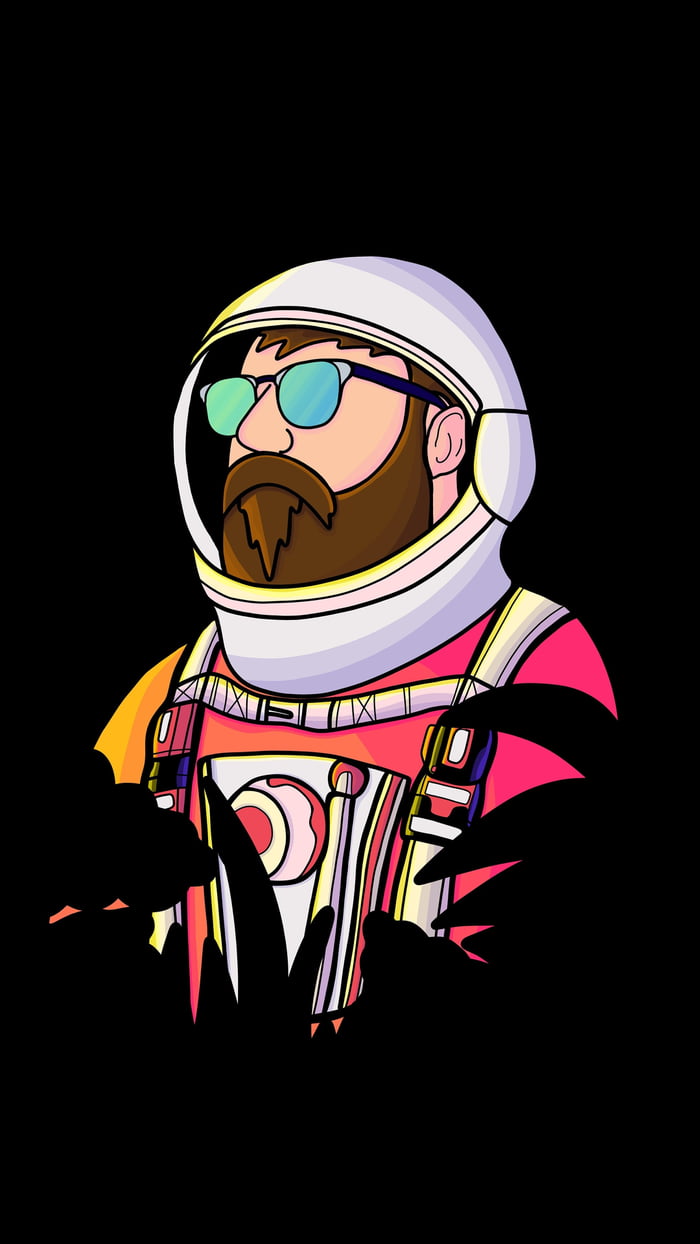 Captain Cool - Spaceman (2160x4800) - 9GAG
