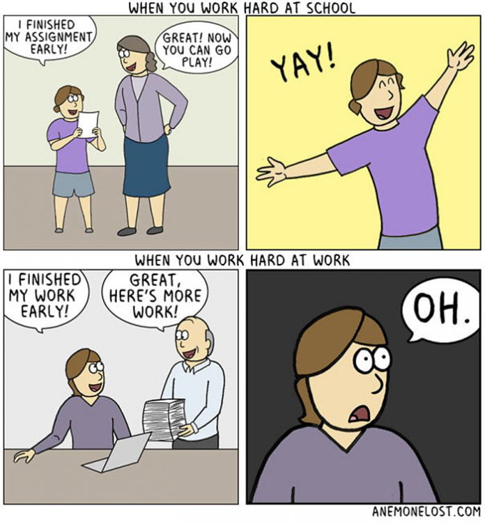 Comics: When You Work Hard - 9GAG
