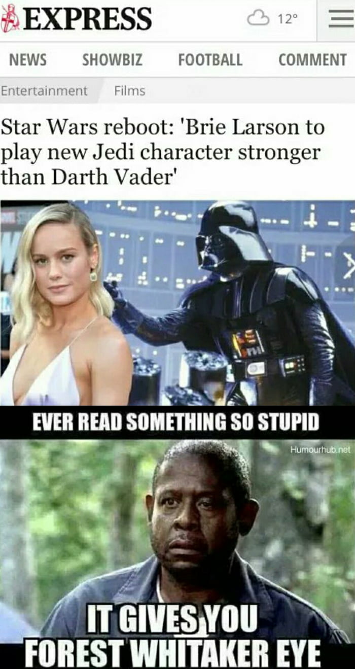 It gave me serious Whitaker eye. - 9GAG