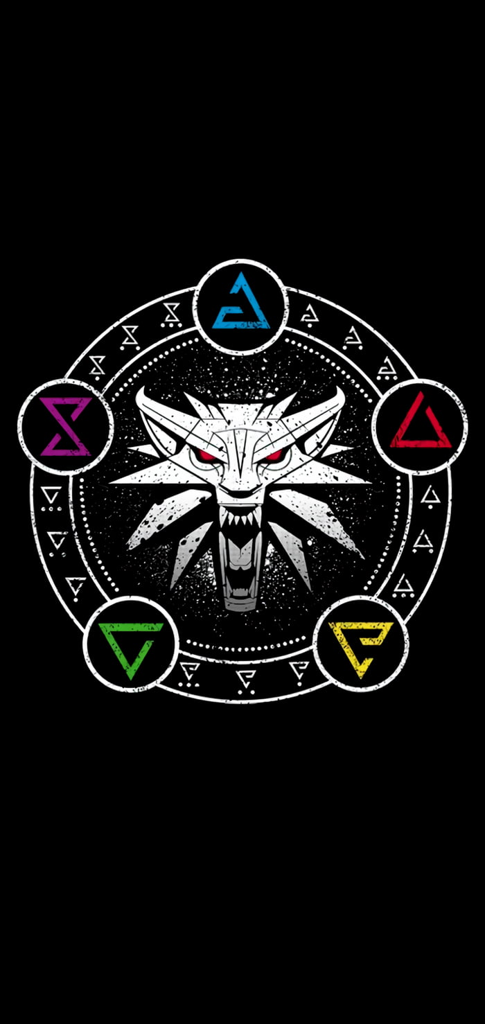 Witcher 3 Logo (1440x3040) - 9GAG