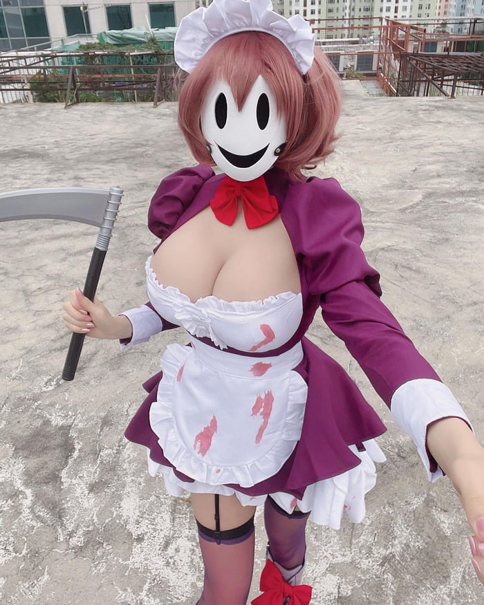 Nickycoser as Maid Mask - 9GAG