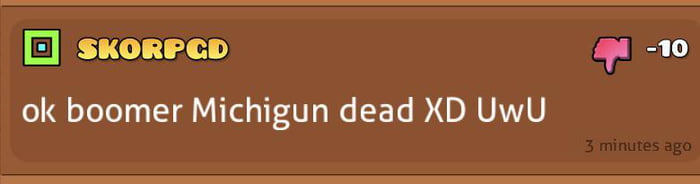 Geometry Dash legend Michigun passed away recently and these are the ...