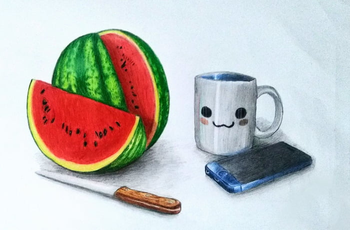 First time coloring on paper. Been drawing digital for a while - 9GAG