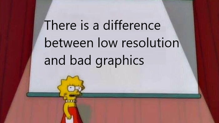 So Minecraft don't have bad graphics, just low resolution graphics. - 9GAG