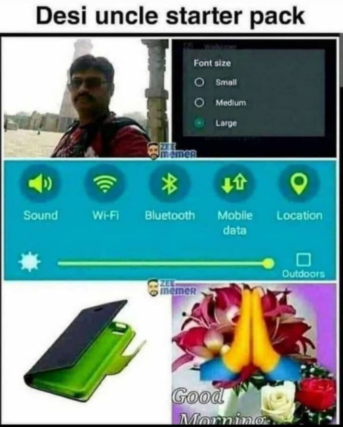 Desi Uncle on the rocks... - 9GAG