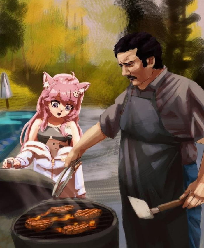 Pablo cooking for an anime girl - 9GAG