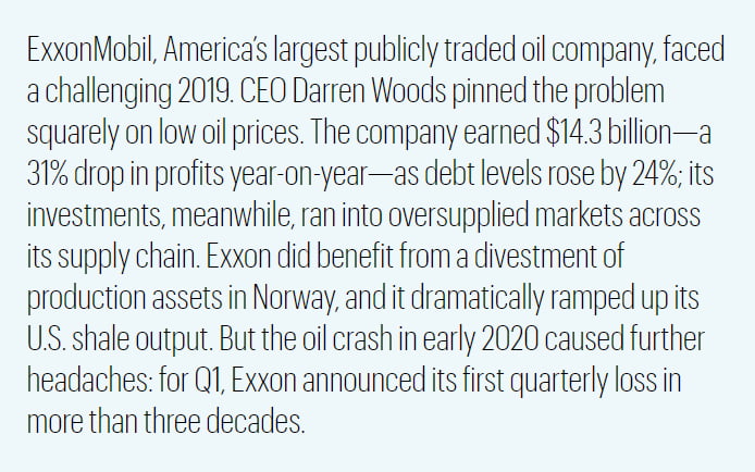 Oil company ExxonMobil (worth 330+ bln dollars) considered itself in ...