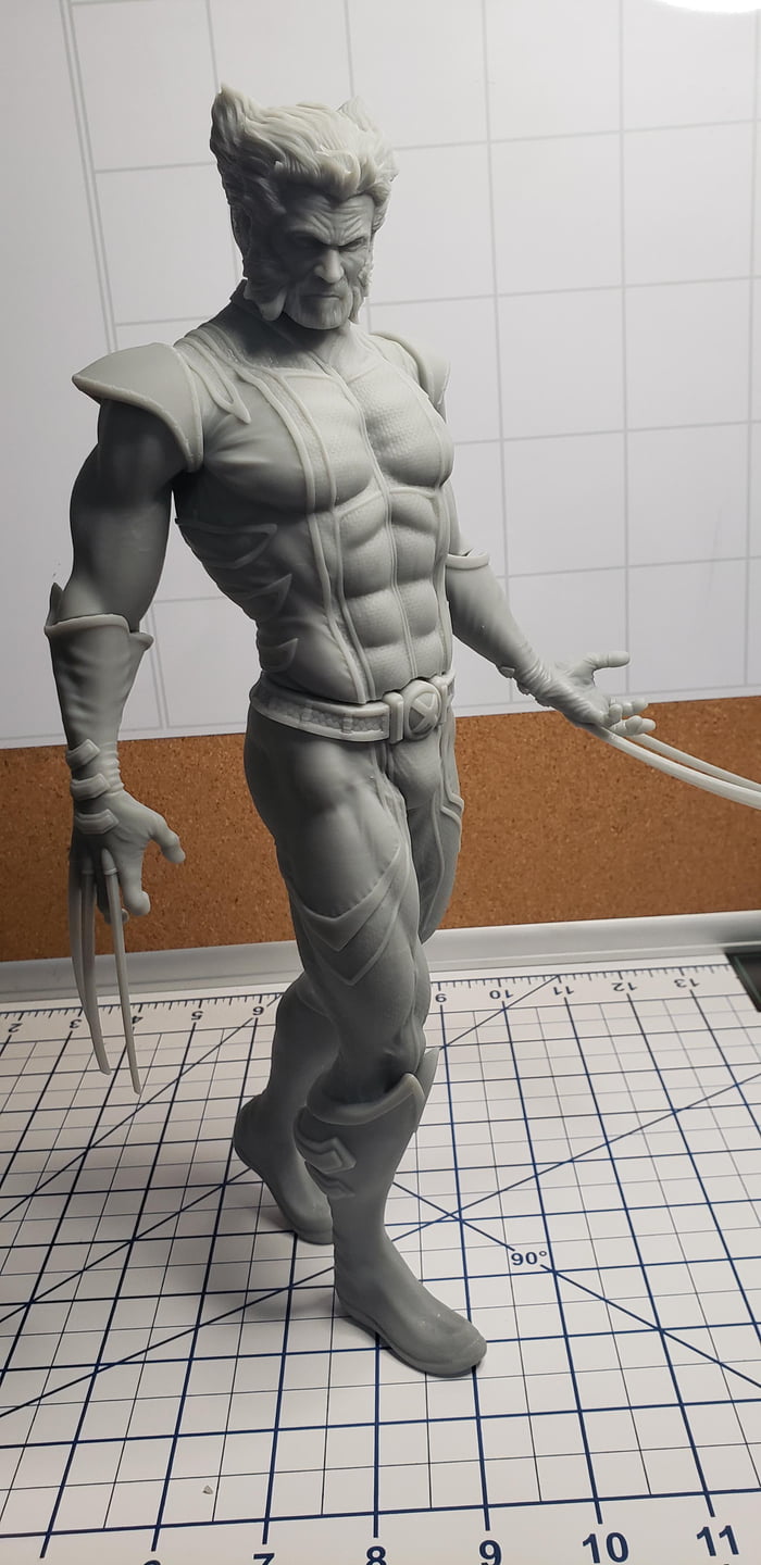 3d printed a gorgeous Wolverine in 1/6 scale! - 9GAG