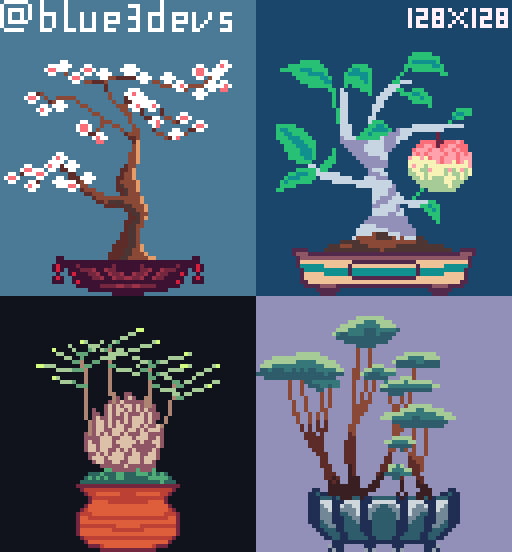 Bonsai Tree [ Pixel Art ] - 9GAG