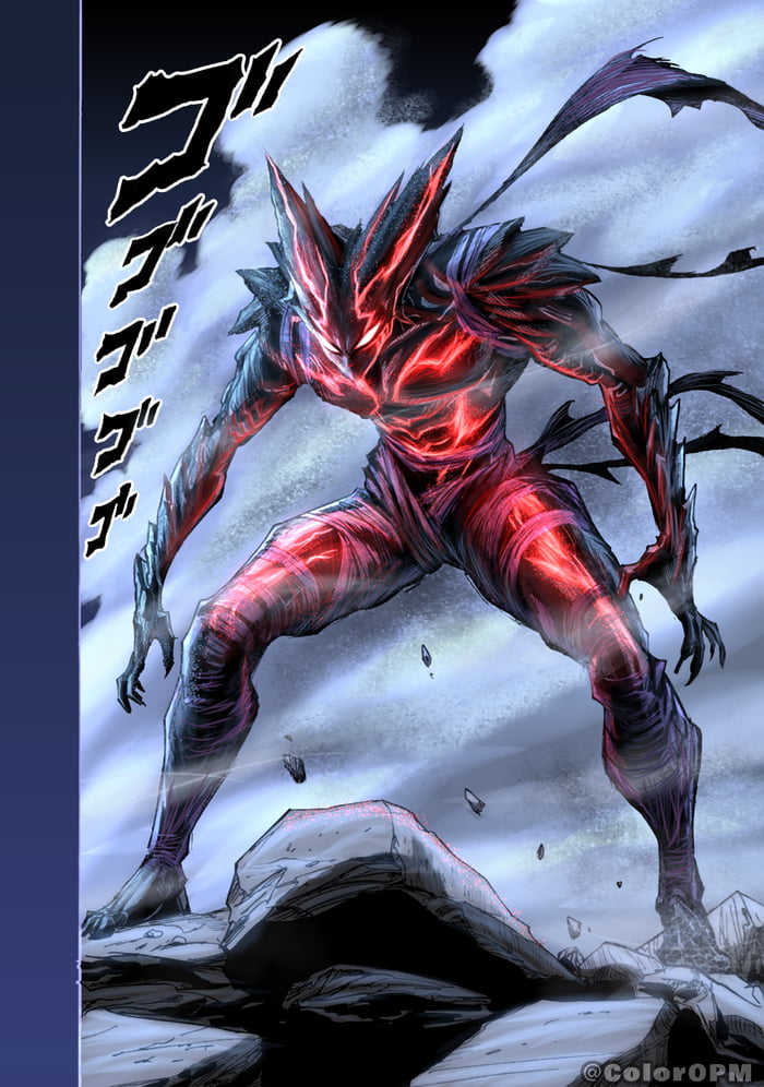 Colored last chapter Garou :D - 9GAG