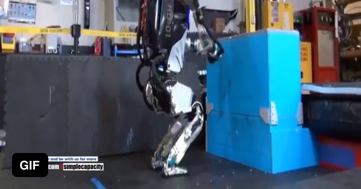 Yeah, that robot DID just do a backflip - 9GAG