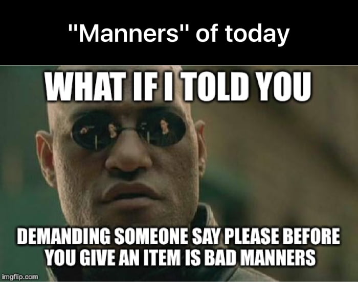 Good manners - 9GAG