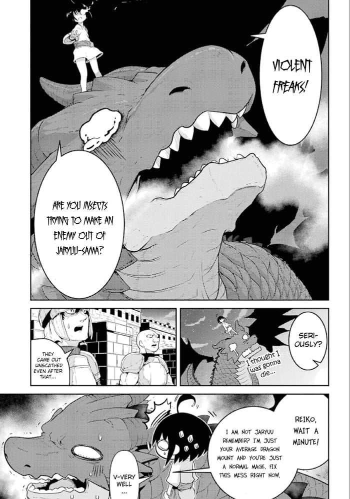 When you’re a weak-ass dragon but you have an overpowered yandere loli. - 9GAG