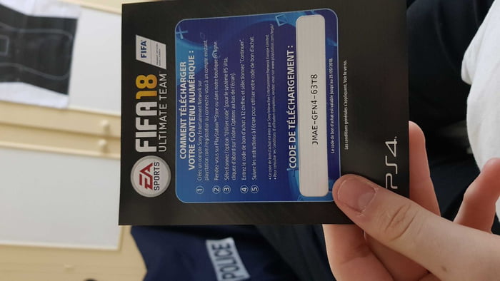 Here is a FIFA redeem code for you guys that I am not gonna use ! - 9GAG