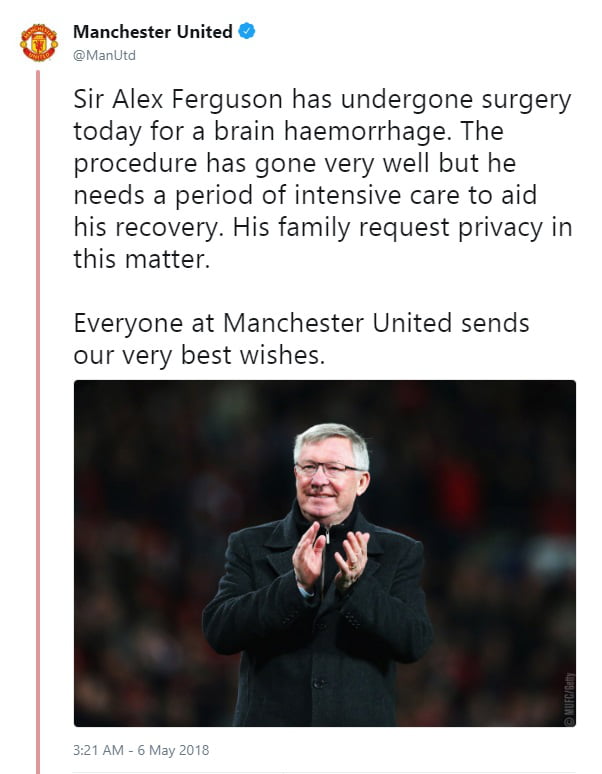 Get well soon, Sir Alex - 9GAG