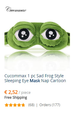 So pepe has become an eye mask.. - 9GAG