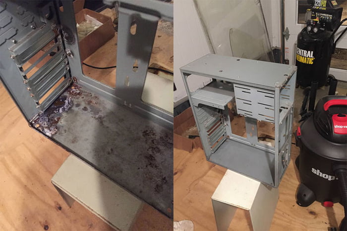 A Modern Gaming PC Inside An Old 386 Case - 9GAG