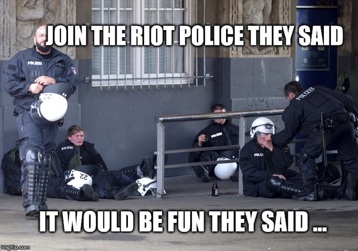 Riot Cop Memes Riot Police Canvas Prints For Sale | Redbubble