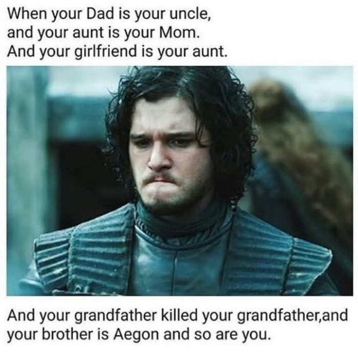 Dammit jon.. but what can you do except f**k your aunt - 9GAG