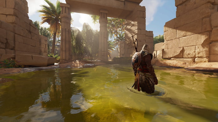 The sunlight in AC Origins is incredibly lifelike. - 9GAG
