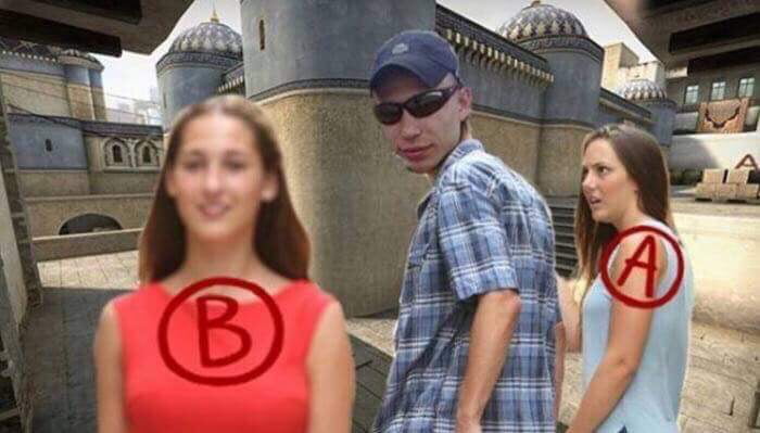 Rush B with p90 Cyka Blyat - 9GAG