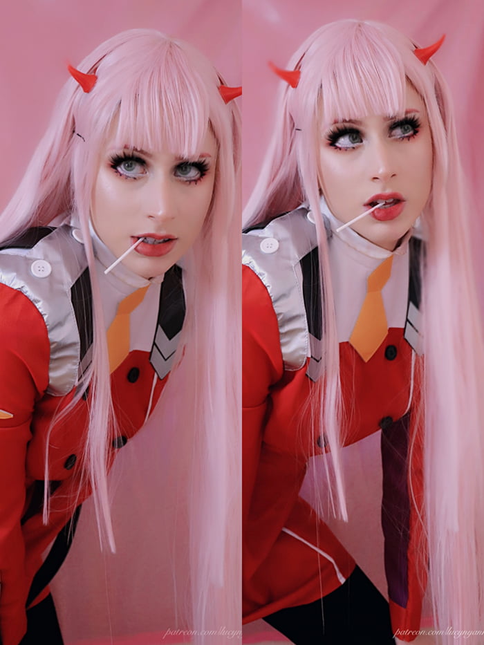 Lucy Nyanko as Zero-two ( darling in the franxx ) - 9GAG