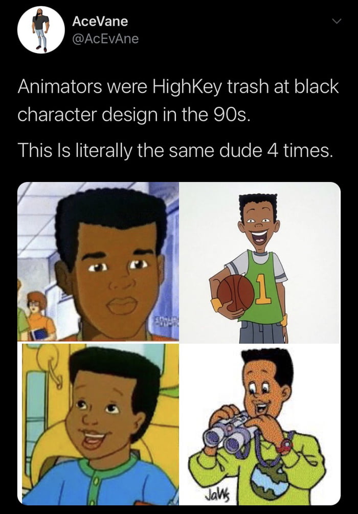 Generic black male character - 9GAG