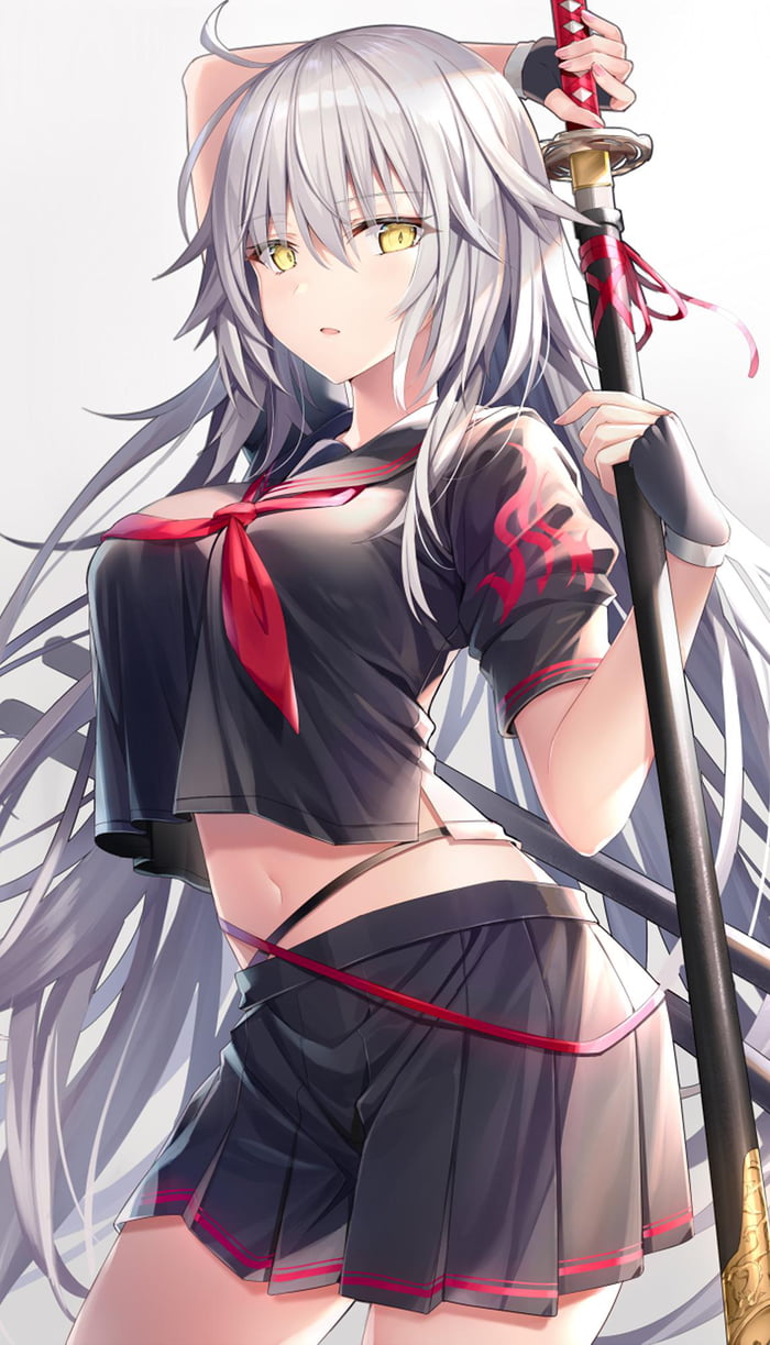 Girl in a Black Sailor Suit FTW+Sword! - 9GAG