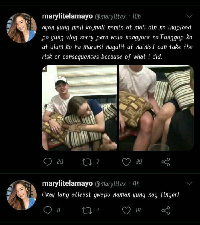 Puwede naman pala mag finger basta gwapo... - 9GAG