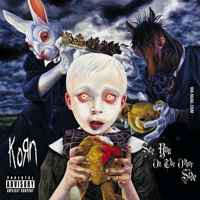 Korn using horse masks before it was cool - 9GAG