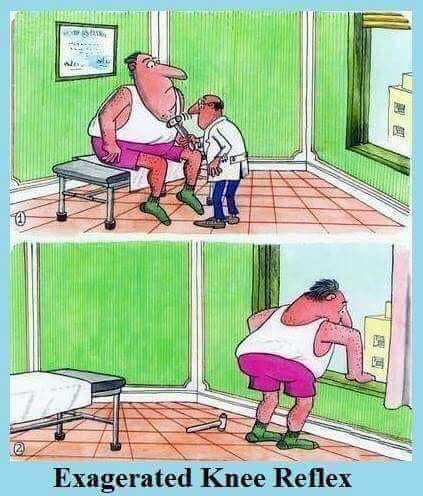 Exaggerated Knee Reflex - 9GAG
