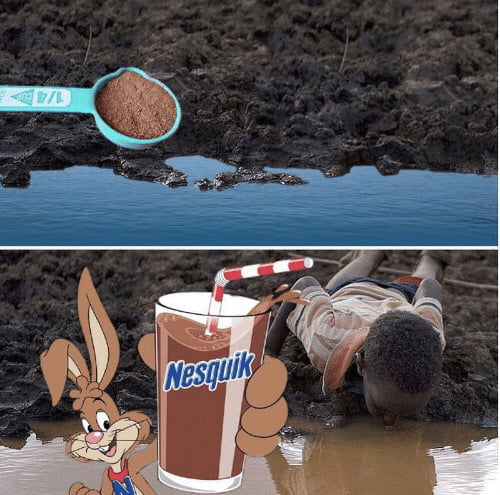Nesquik did it first - 9GAG