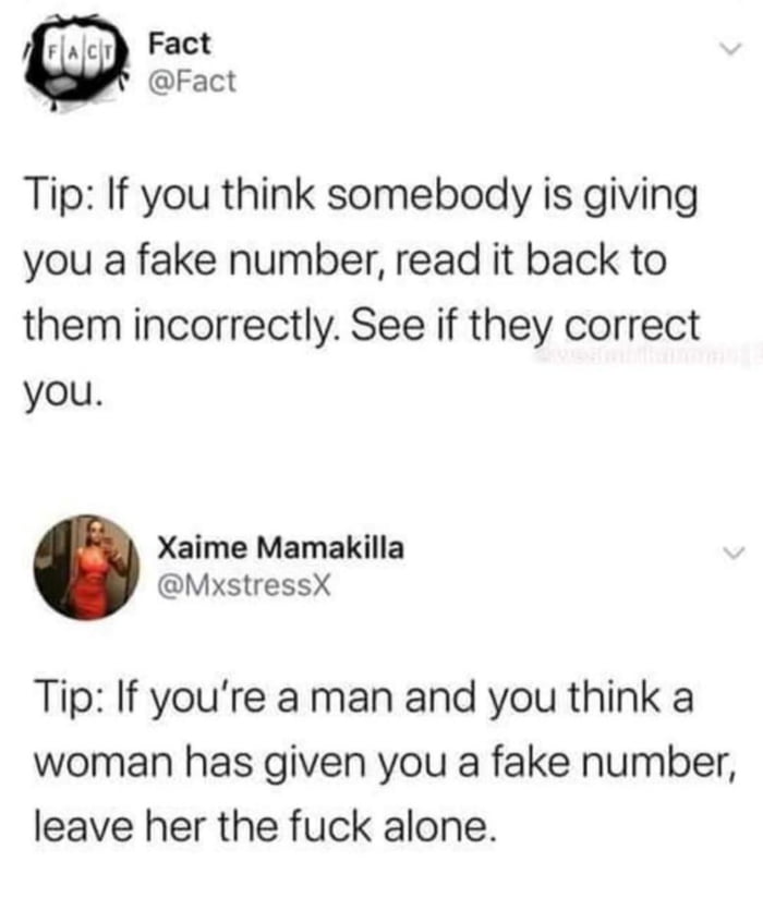 Fake number - 9GAG
