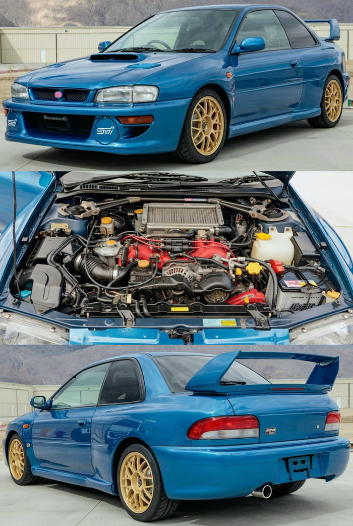 1998 Subaru Impreza 22B STi #156 2.2T Flat-Four World Rally Blue - 9GAG