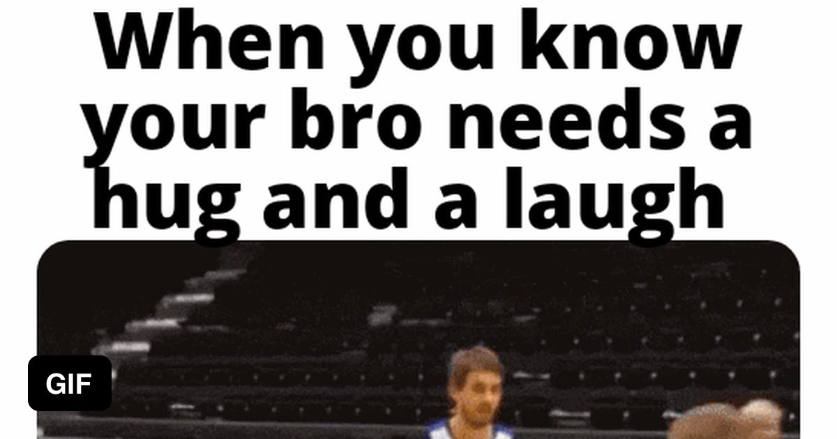A feel good bro hug. - 9GAG