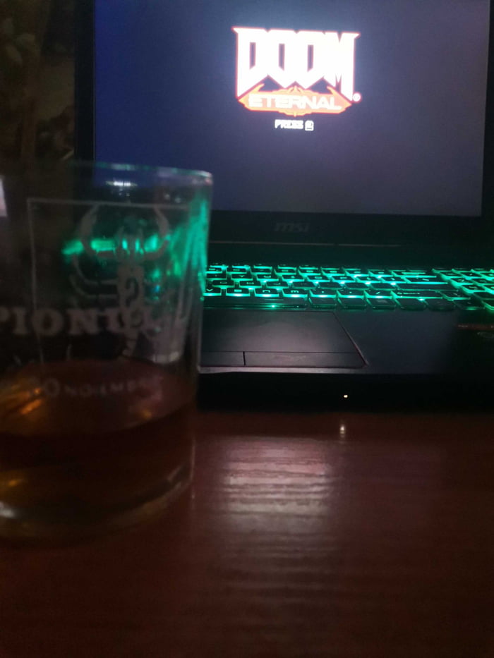 Whiskey is temporary but Doom is eternal - 9GAG