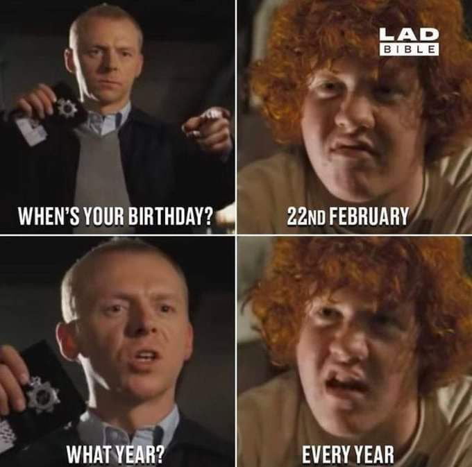 Happy Birthday to this lad from Hot Fuzz - 9GAG