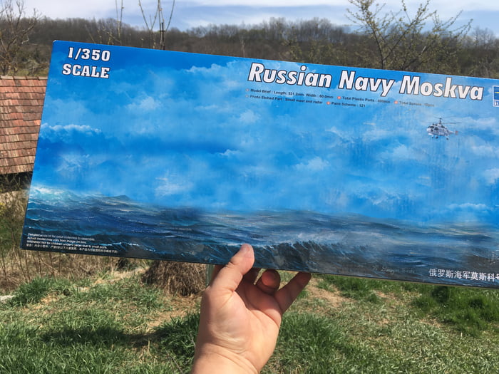 Incredibly realistic scale model of the Moskva. Fascinating! - 9GAG