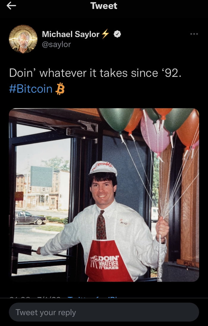 I don’t know whether to laugh or cry, what is Michael Saylor trying to ...