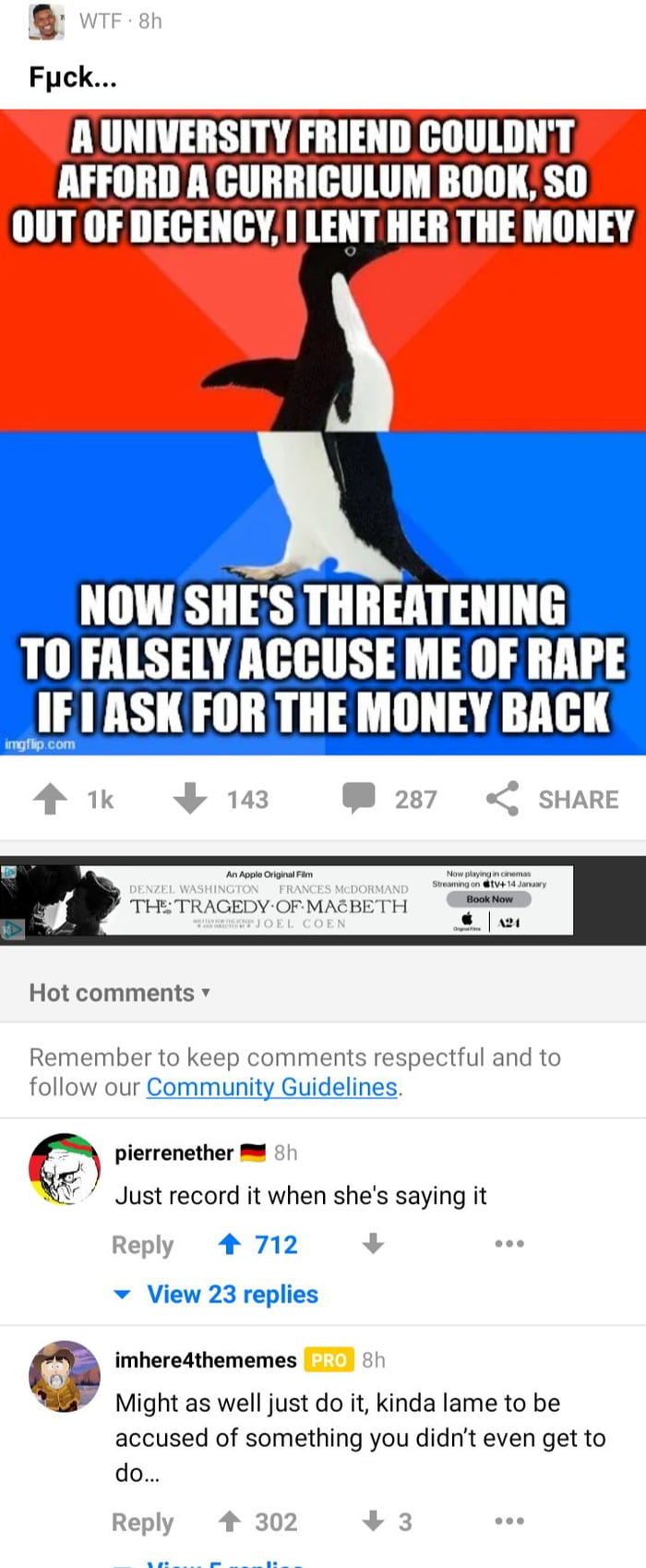 There are two kinds of people on 9gag - 9GAG