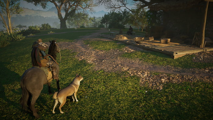 Minor side quest in AC Valhalla. Felt quite sad leaving the old man ...