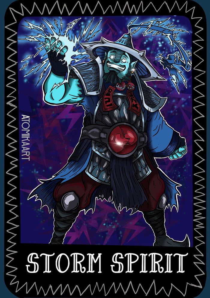 Storm spirit finally complete!! Ember next!! - 9GAG