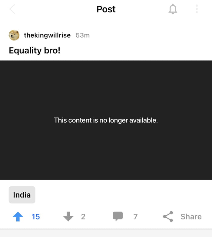 Censorship level: 9gag. Sharing news article as is, gets you in problem. - 9GAG