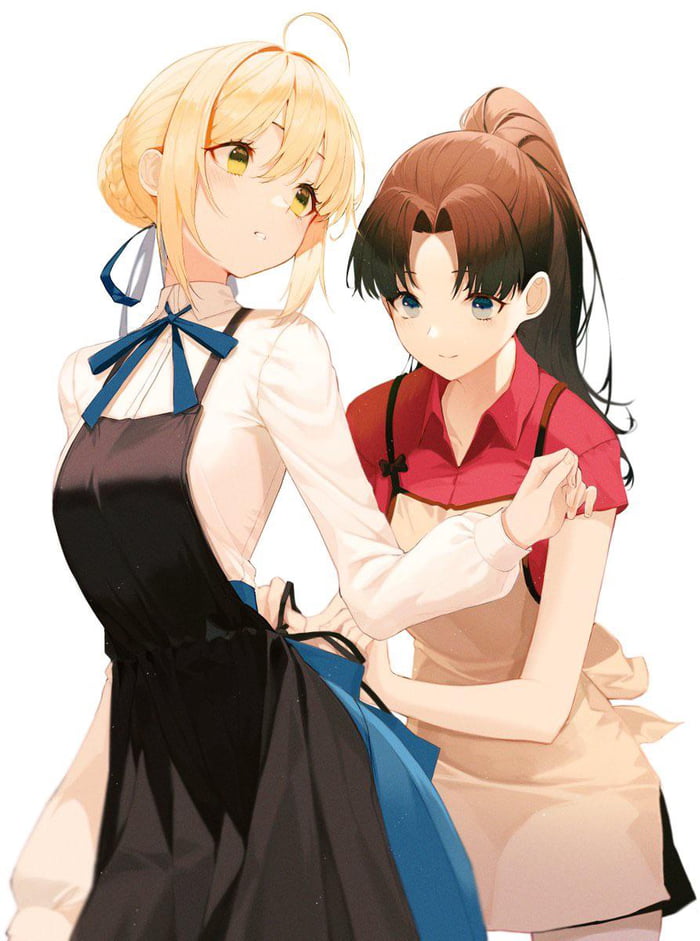 Saber and Rin - 9GAG