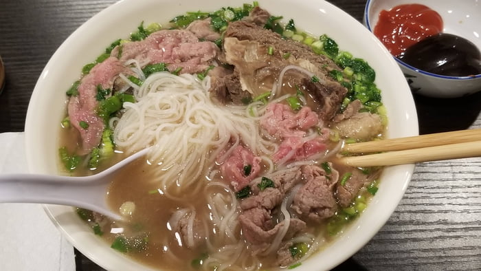 Pho with Oxtail Short Rib and Rare Beef - 9GAG