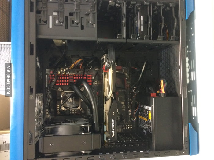 My new PC, first build! - 9GAG